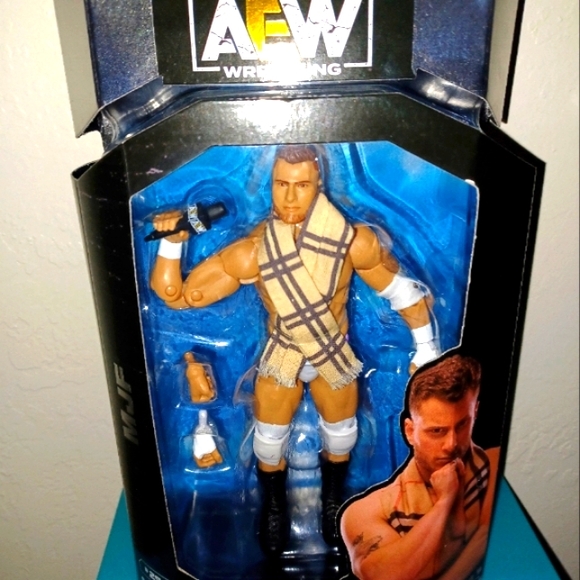Toys | Mjf W Scarf Aew Unmatched Series 4 Jazwares Toy Wrestling Action ...